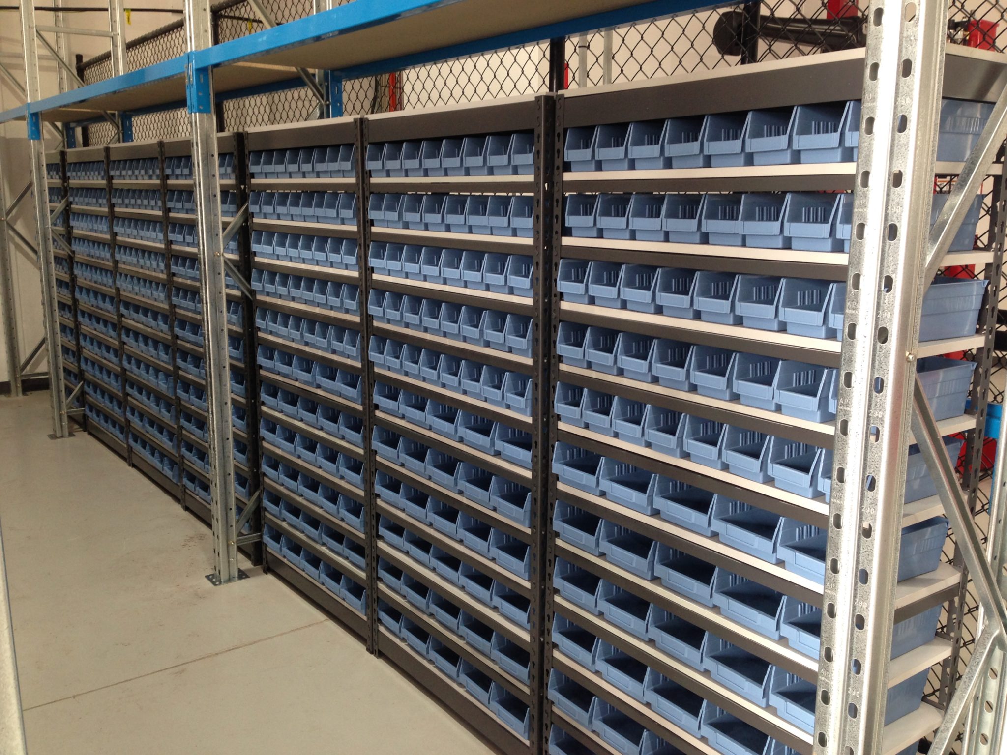 Rivet Bin Shelving Kit Tall | Gerry Brown's Shelving & Storage Solutions