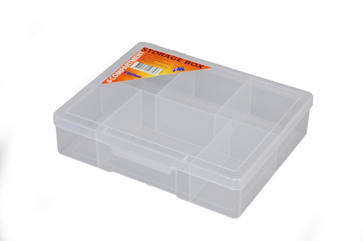 6 Compartment Storage Box (Medium) | Gerry Brown's Shelving and Storage