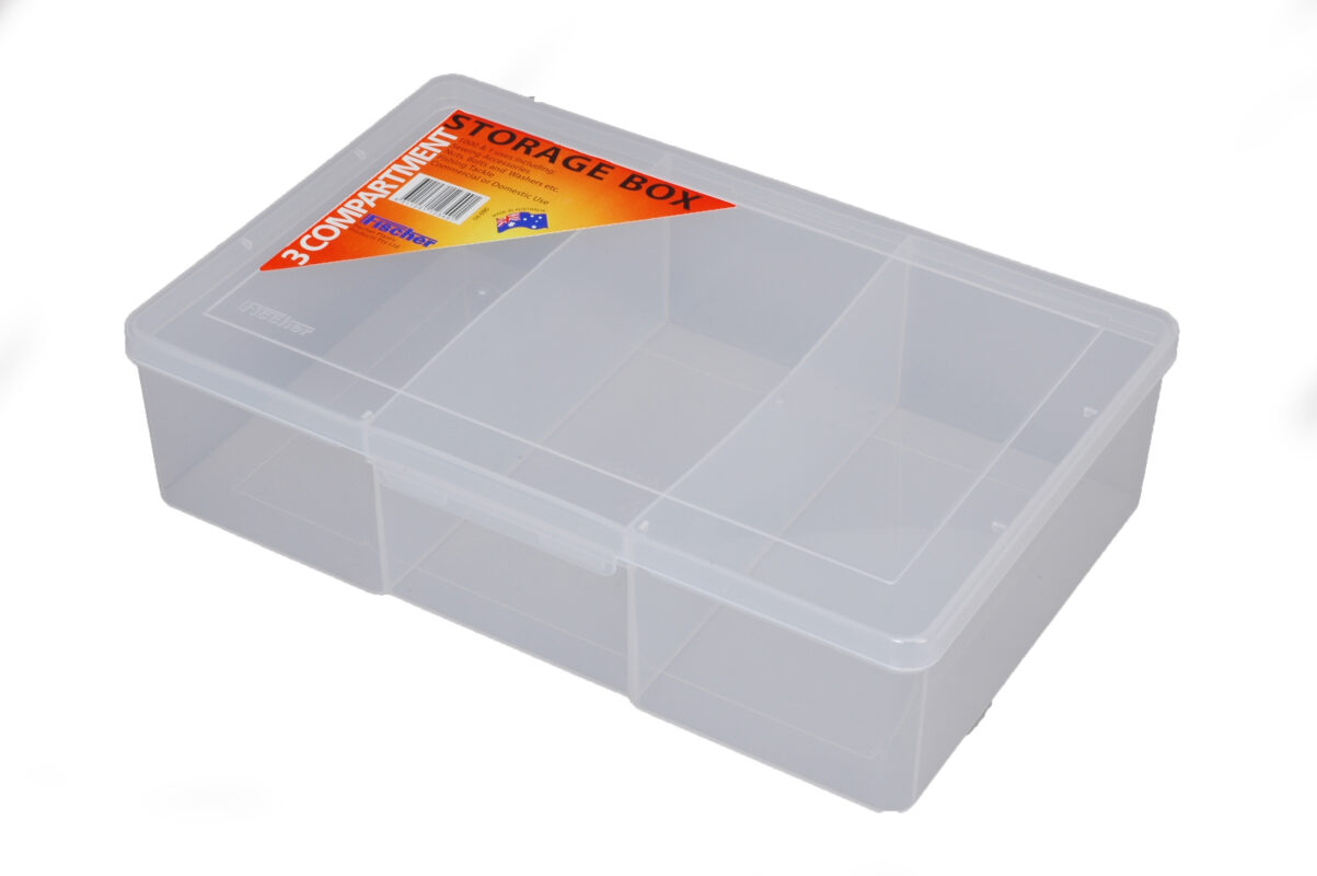 3 Compartment Storage Box (Large/Deep) | Gerry Brown's Shelving and Storage