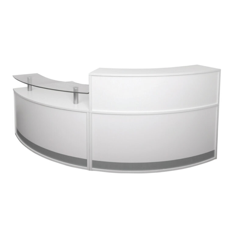 Modular Reception Counter (Glass Top) | Gerry Brown's Office Furniture