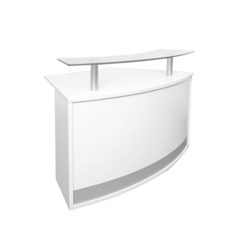 Modular Reception Counter (Glass Top) | Gerry Brown's Office Furniture