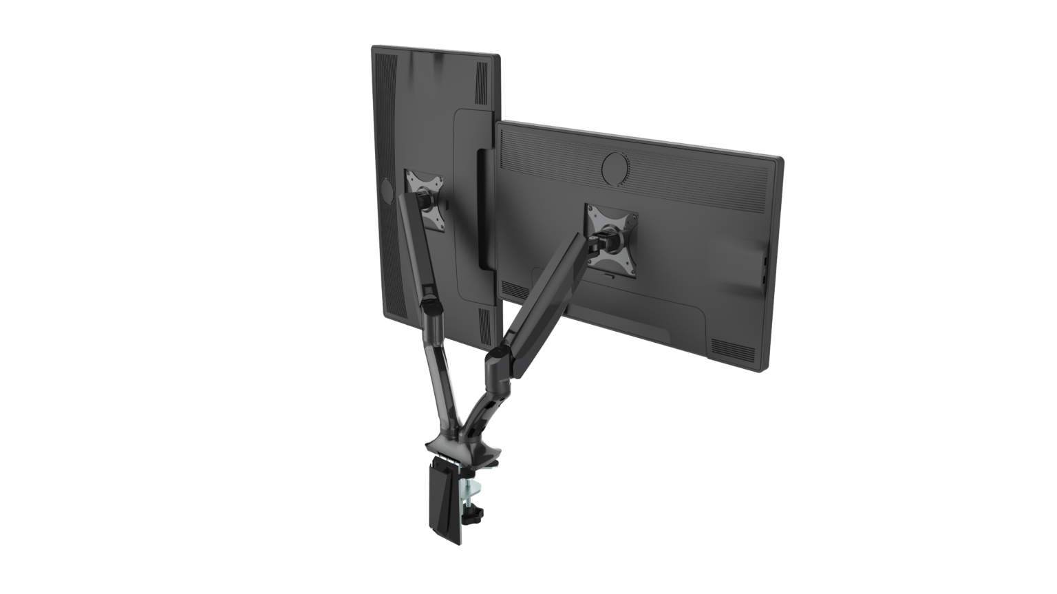 Executive Double Arm – Monitor Arm | Gerry Brown's