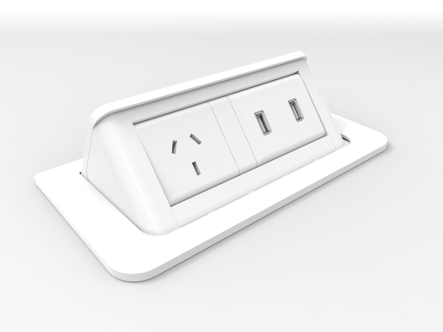Rapid Wiring Pop-up Power In Desk Module | Gerry Brown's