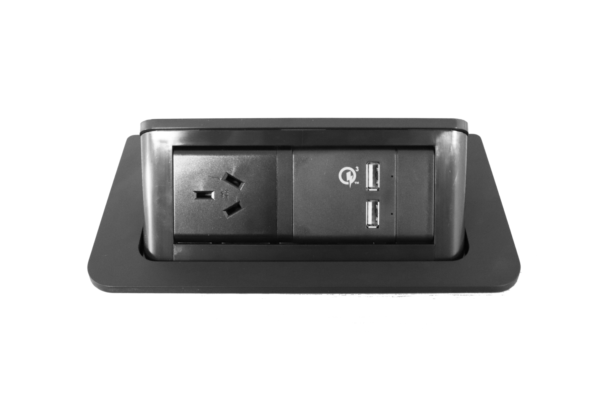 Rapid Wiring Pop-up Power In Desk Module | Gerry Brown's